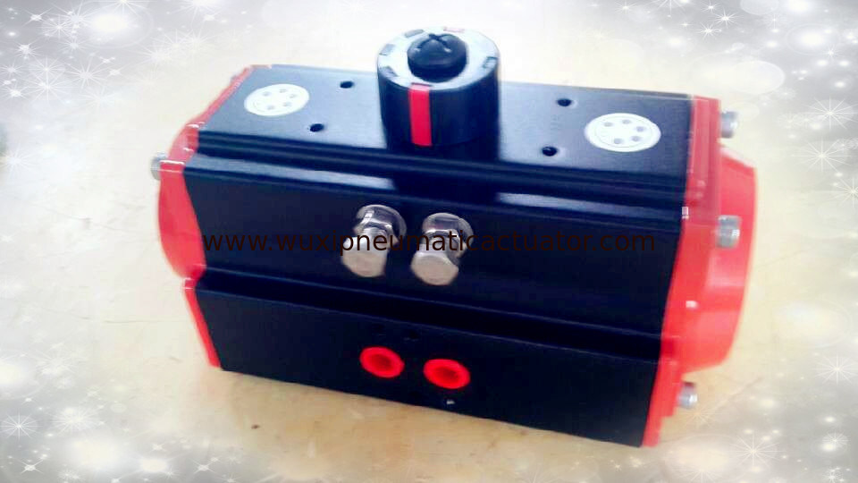 AT series double action or spring return rack and pinion pneumatic ...