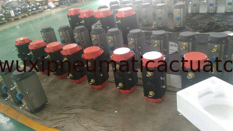 air torque rack and pinion quarter-turn spring return pneumatic rotary ...