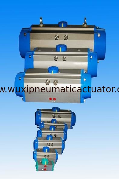 pneumatic rotary actuators double action and spring return pneumatic ...