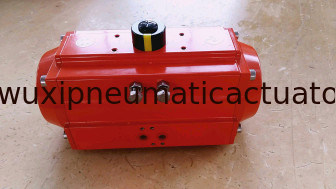 single acting spring return rack and pinion pneumatic valve actuator