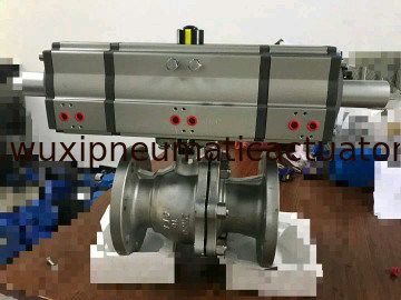 Pneumatic Three Way Actuator 3 position For Valves