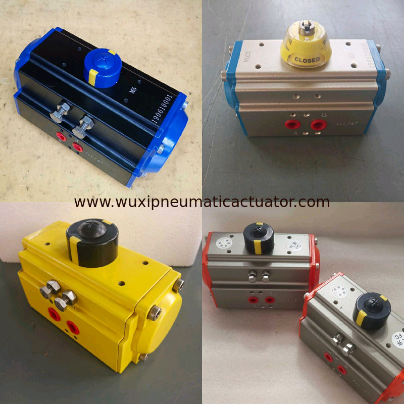at Series Pneumatic Actuator Rack and Pinion Double Acting and Spring ...