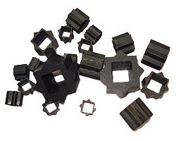 Ferrule Double square adapter star reduction for pneumatic actuator valve