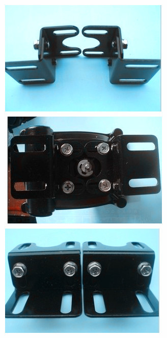 mounting brackets for limit switch box with pneumatic actuator