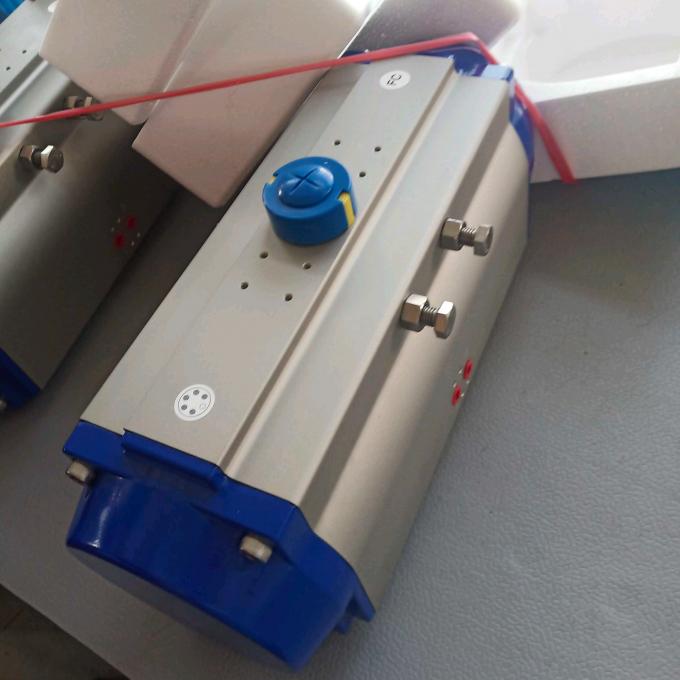 0~90 Degree Double Acting Pneumatic Rotary Actuator Rack And Pinion ...